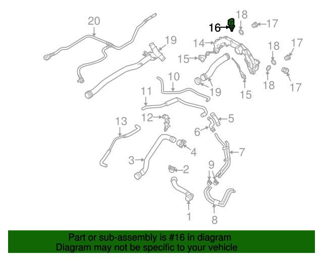 997-606-420-00 - Engine Coolant Temperature Sensor 2007-2013 Porsche ...