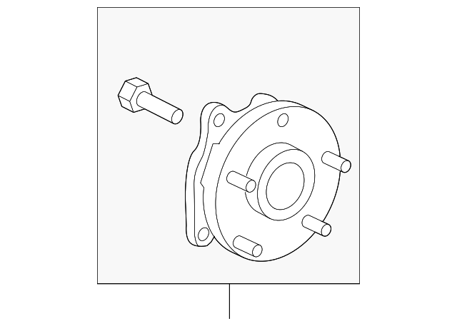 43550-10010 - Hub Assembly - 2018-2022 Toyota C-HR | OEM Genuine Toyota ...