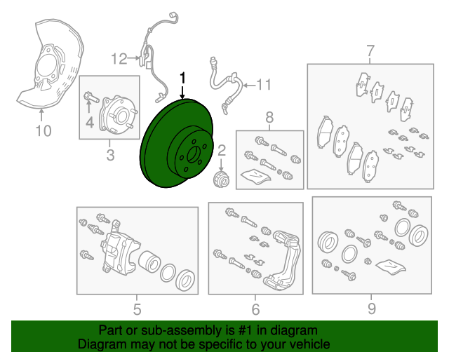 43512-F4010 - Rotor - 2018-2022 Toyota C-HR | DiscMonster