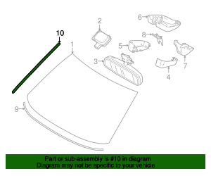 31214493 - Side Molding - 2007-2016 Volvo | Volvo OEM Parts Direct