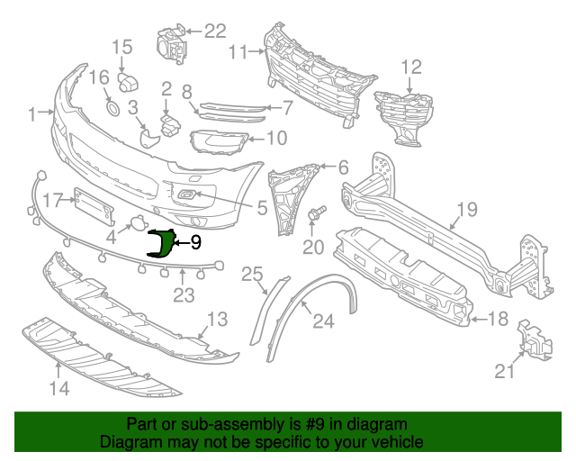 2015-2018 Porsche Cayenne Inlet Duct 958-505-945-00 | Porsche Marin