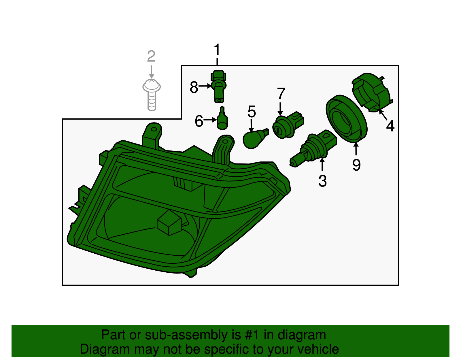 2008-2012 Nissan Pathfinder Composite Headlamp 26010-ZS00A | Nissan ...