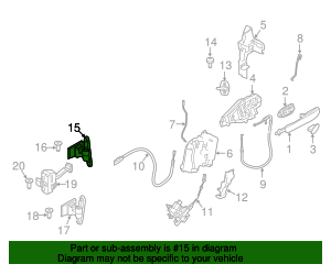 2016-2023 BMW Door Hinge 41-51-7-420-093 | AutoNationParts.com
