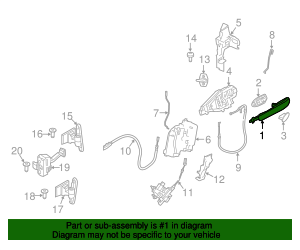 51-21-8-492-271 - Exterior Door Handle 2017-2019 BMW | AutoNationParts.com