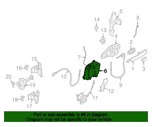 51217477699 - Lock Actuator - 2017-2024 BMW | BMW OEM Parts Store