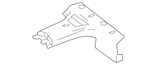 2008-2015 Mercedes-Benz C 63 AMG® Grille Support Plate 204-885-03-36 ...