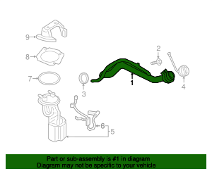 2017-2022 Ford Filler Pipe hc3z9034c | TascaParts.com