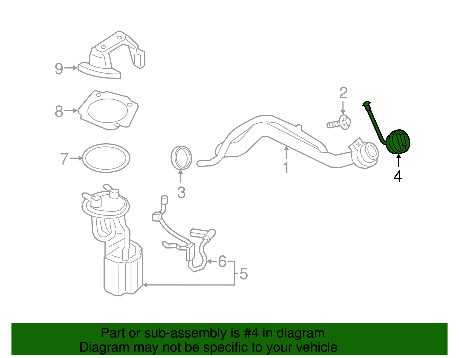 Genuine OEM Ford Part - Cap LC3Z-9030-C | Genuine OEM Ford Parts ...