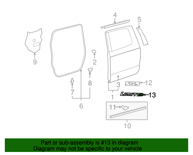 2007-2015 Toyota Nameplate 75458-0C020 | Toyota Parts Center