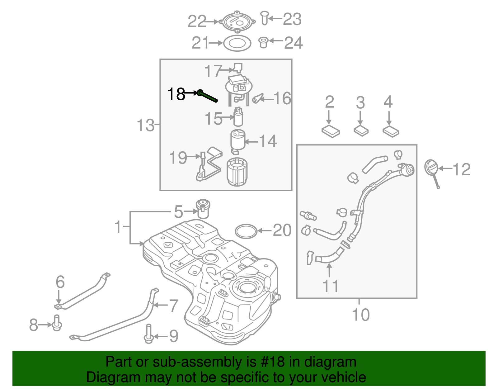 31459-2E300 - Hose 2016-2025 Kia | Kia.Parts Store