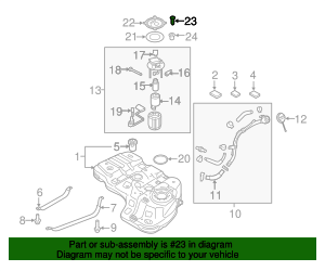 2014-2021 Kia OEM NEW 2014-20 Kia Screw-Tapping Impact Bar Screw Cover ...