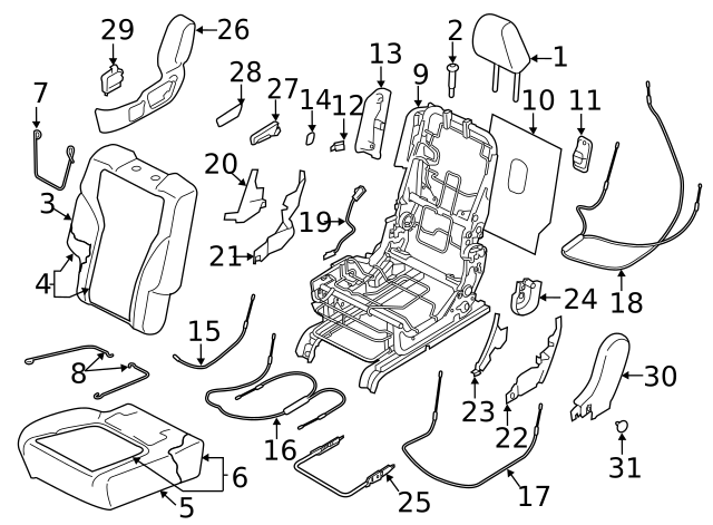 64378XC00A - Control Cable - 2019-2021 Subaru Ascent | World OEM Parts ...