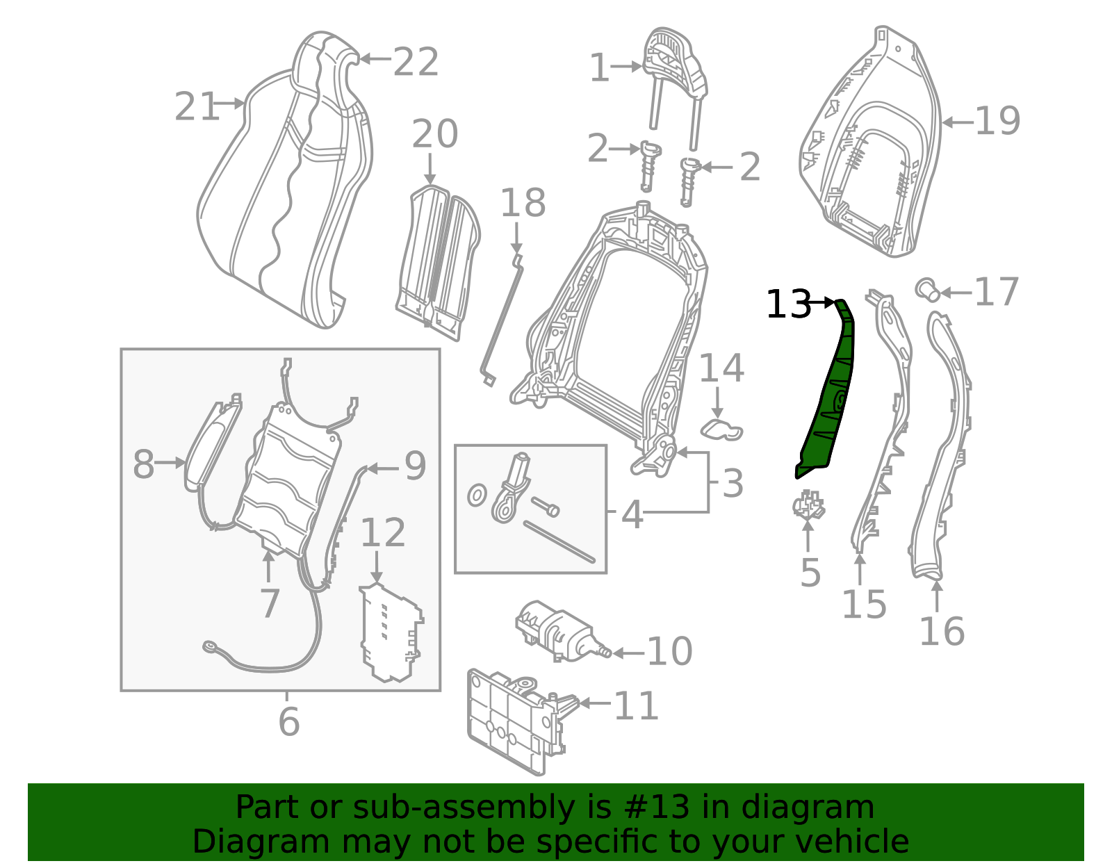 2016-2024 Audi Mount Plate 8S0-898-284 | Audi USA Parts