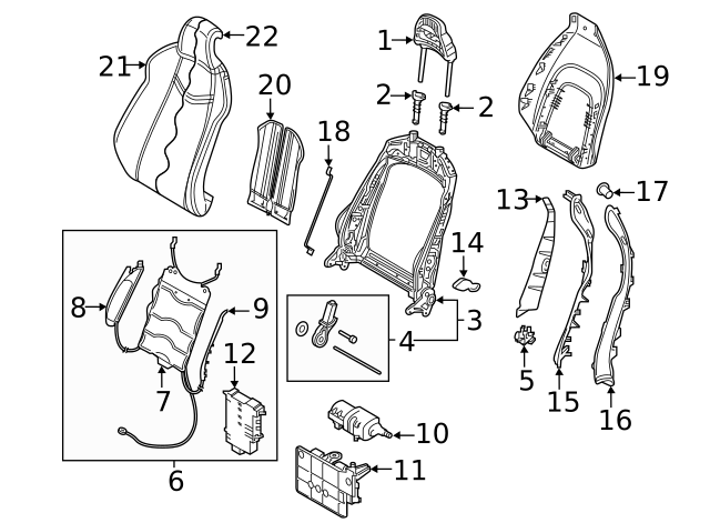 8W0-881-646-A - Bracket 2018-2023 Audi | Audi OEM Parts