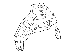 2002-2006 Toyota Camry Inner Wheelhouse 61607-33050 | Toyota Parts