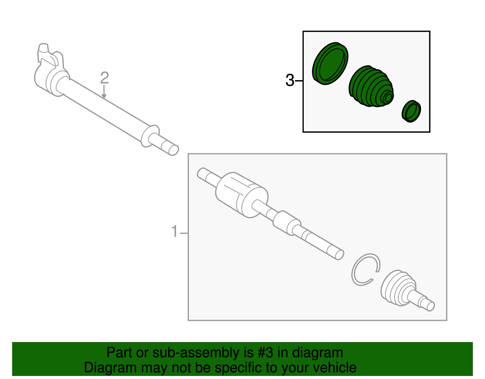 2007-2015 Ford Motorcraft™ Cv Joint Boot Kit TS-213 | TascaParts.com