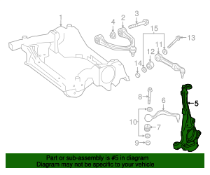 253-332-02-01 - Steering Knuckle 2016-2023 Mercedes-Benz ...