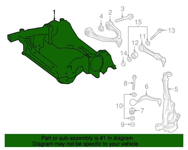 2016-2020 Mercedes-Benz Cross-Member 253-620-57-00 | MB OEM Parts