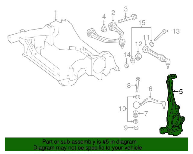 253-332-02-01 - Knuckle 2016-2023 Mercedes-Benz | Mercedes-Benz USA Parts