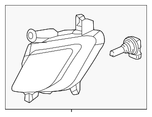 2014-2016 Kia Sportage | Fog Lamp Assembly | 92201-3W600 | Kia Auto Parts