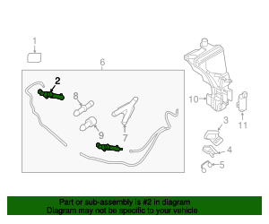 2016-2020 Volvo XC90 Headlight Washer Nozzle - Driver's Side (LH ...