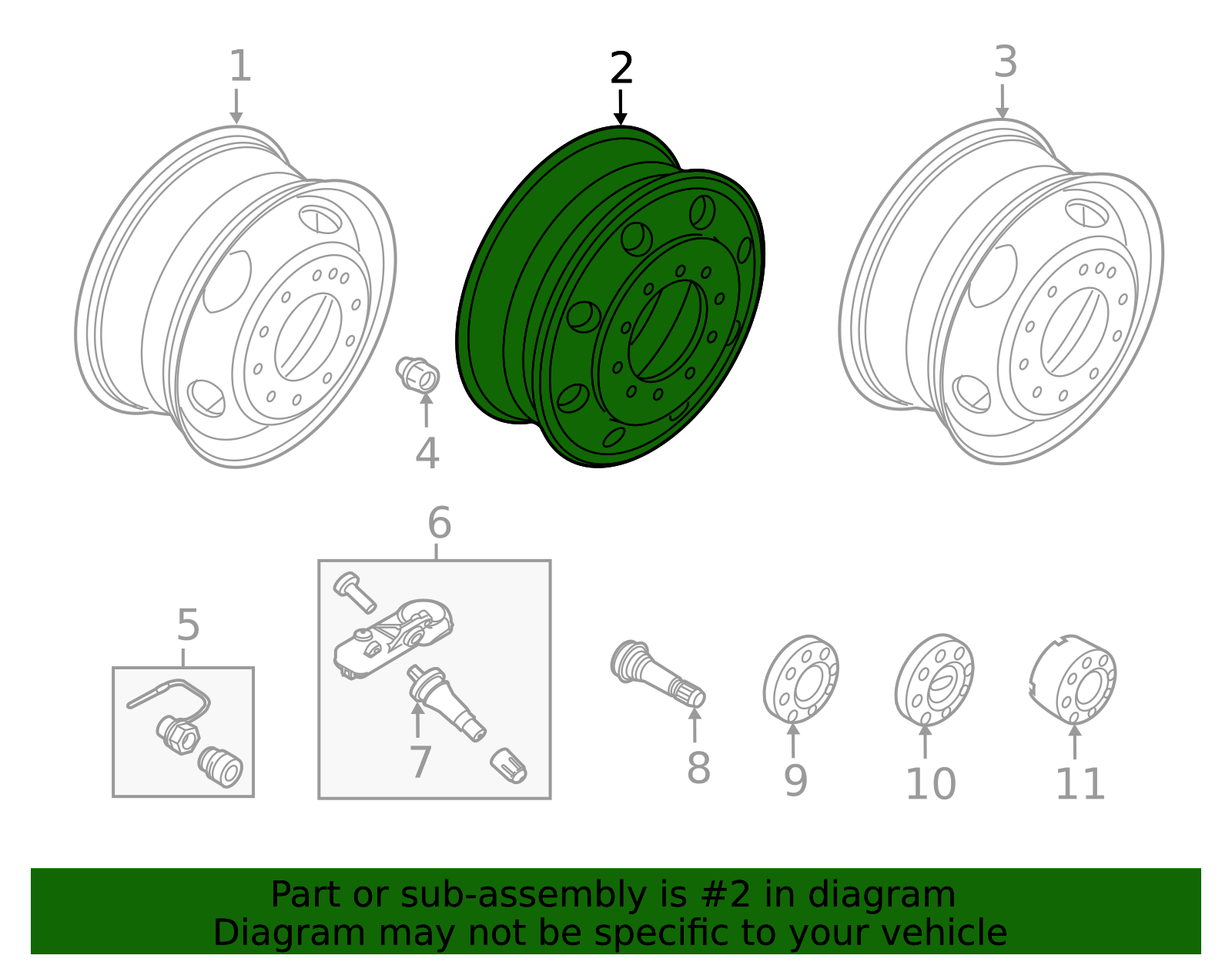2020-2022 Ford F-350 Super Duty Wheel Assembly LC3Z-1007-J | Awesome Parts