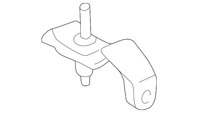 996-618-155-13 - Headlight Level Sensor Bracket 2001 Porsche 911 ...