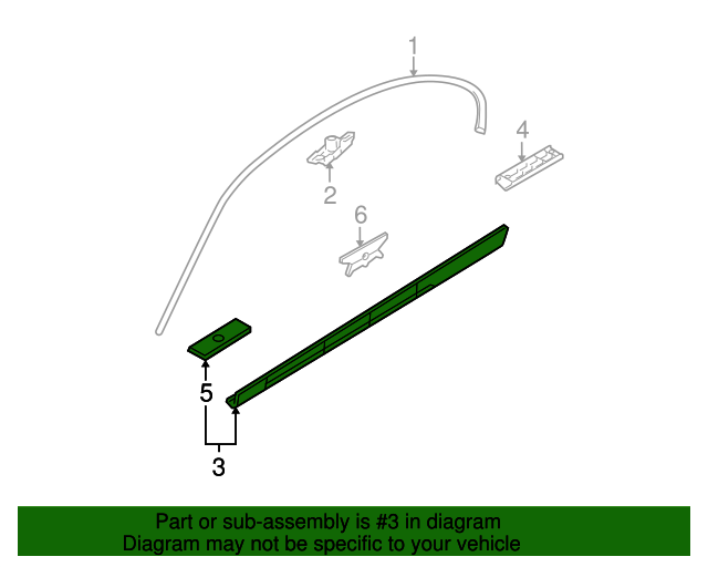51777892895 - 2008 BMW M3 Rocker Molding (51-77-7-892-895) | BMW of ...