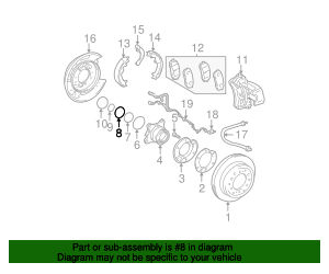 42423-60050 - Retainer 2003-2022 Toyota | Longo Toyota Parts