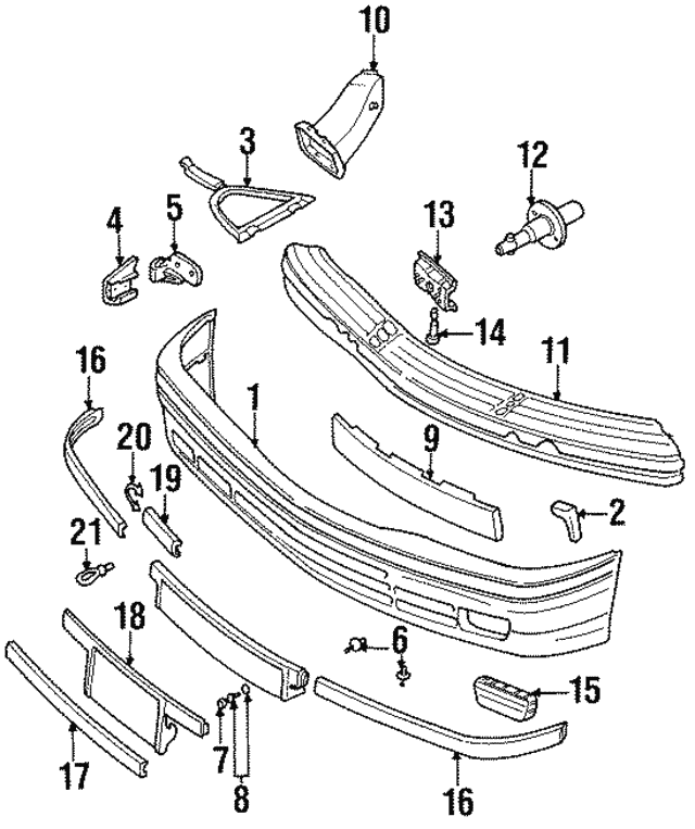1992-1999 BMW Air Duct 51-71-1-977-115 | BMWPartsDirect.com