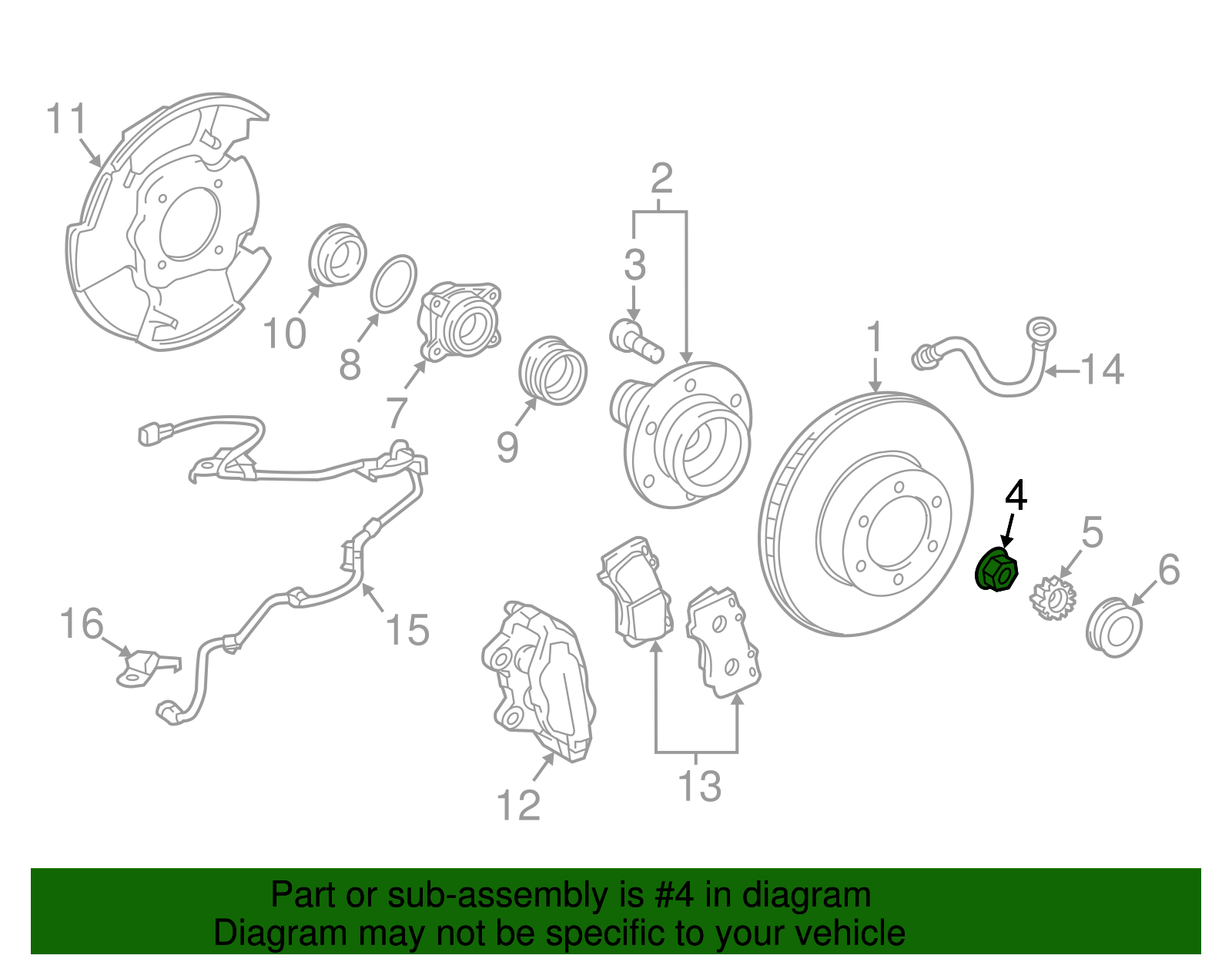 90178-28002 - Axle Nut 1995-2023 Toyota | Longo Toyota Parts