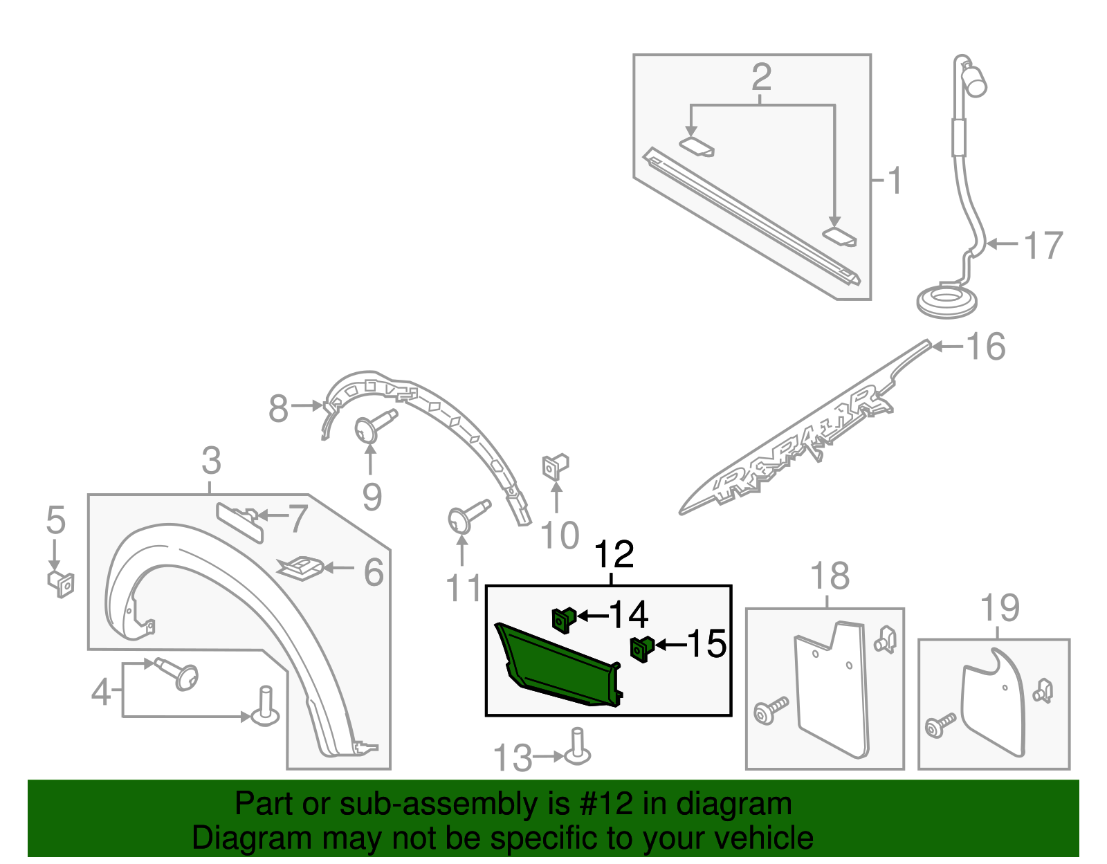 2017-2020 Ford F-150 OEM NEW 2017-2019 Ford F150 Raptor Extended Cab ...