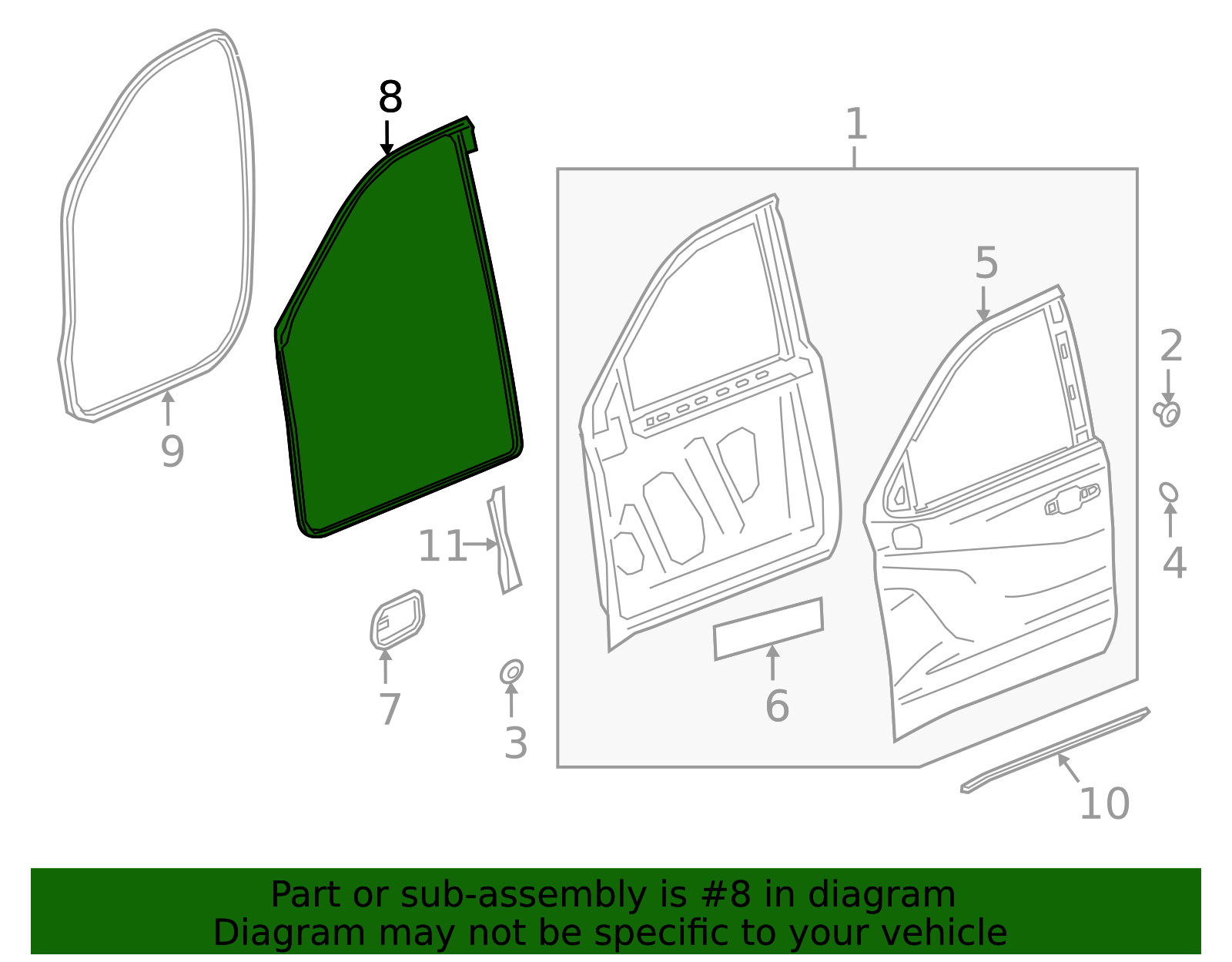 85530936 - Door Weather-Strip 2019-2025 GM | GM Parts Warehouse