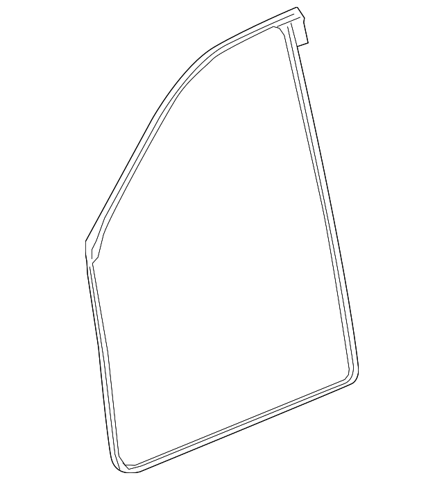 2019-2024 GM Front Driver Side Door Weatherstrip (Door Side) 85530936 ...