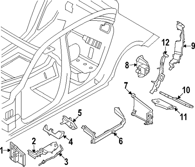 41219451122 - 2023-2024 BMW Baffle Plate (41-21-9-451-122) | BMW of ...
