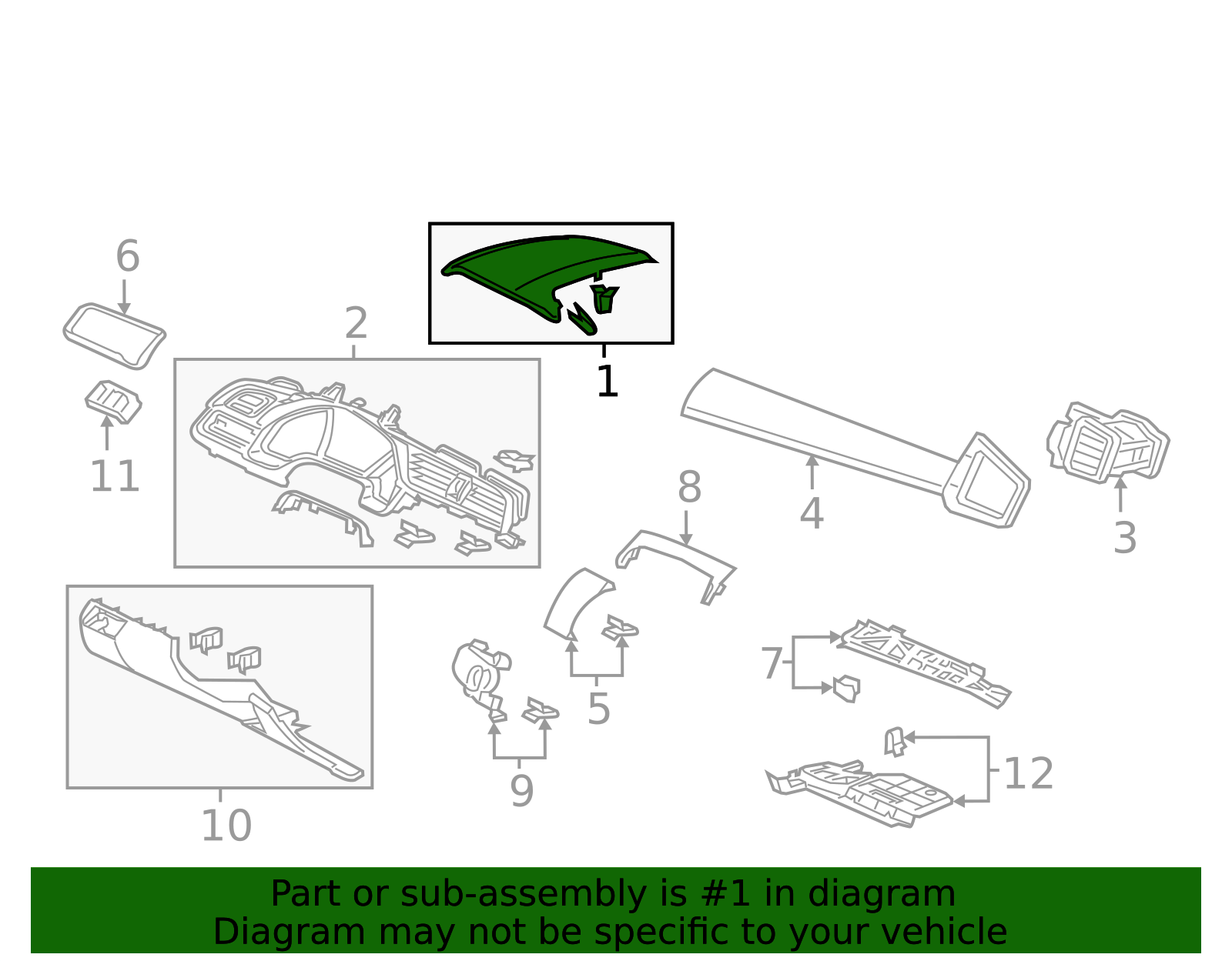77200-TEC-P01ZA - Instrument Cluster Visor 2017-2021 Honda Civic ...