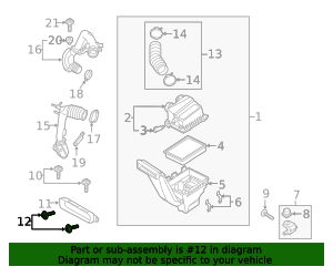 Genuine OEM Ford Part - Air Duct Screw W507064-S437 | Genuine OEM Ford ...