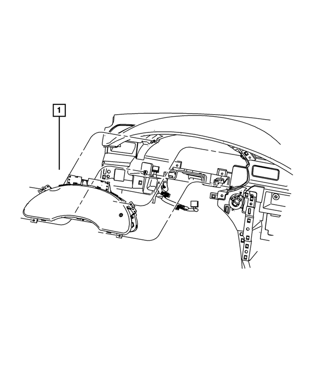 2008 Chrysler Pacifica Instrument Panel Cluster 5172446AA | Mopar Estores
