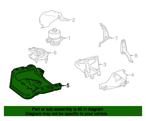222-240-19-02 - Transmission Crossmember 2014-2017 Mercedes-Benz ...
