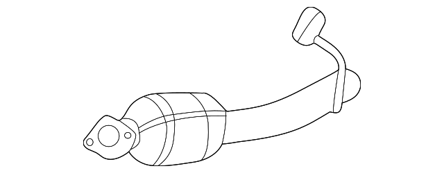 2002-2006 GM Exhaust Muffler Assembly with 3-Way Catalytic Converter ...