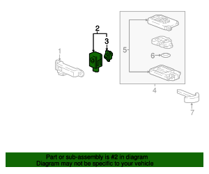 74940-TYA-A01 - Buzzer Assembly Smart - Honda Car Parts Direct