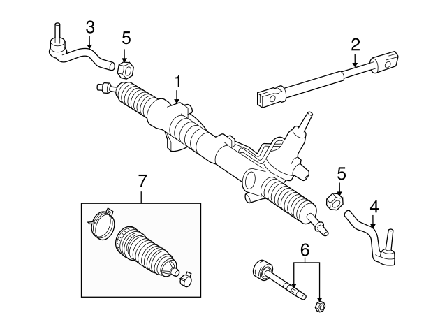 2017-2020 Mercedes-Benz Steering Gear 253-460-01-01-80 | MB OEM Parts