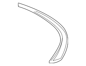 2002-2008 Jaguar X-Type Rear Molding C2S42272 | JaguarParts.com