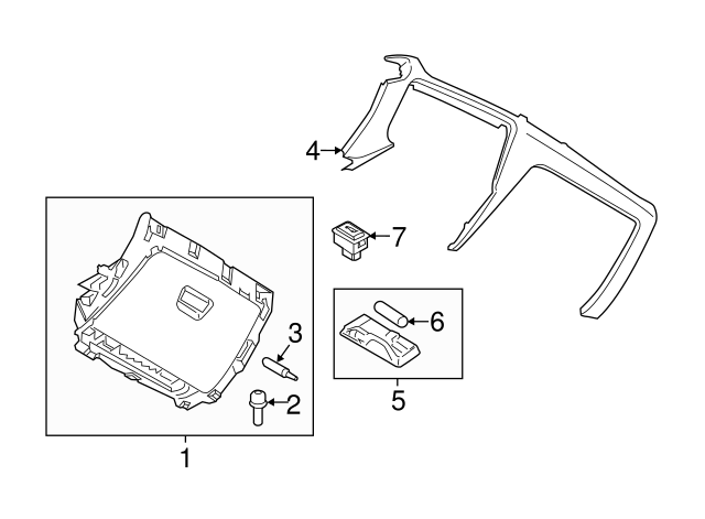 Genuine BMW 51-16-9-150-876 | Glove Box Assembly Bumper | FREE Shipping ...