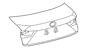 64401-24250 - Trunk Lid 2015-2024 Lexus | Lexus of Stevens Creek Parts