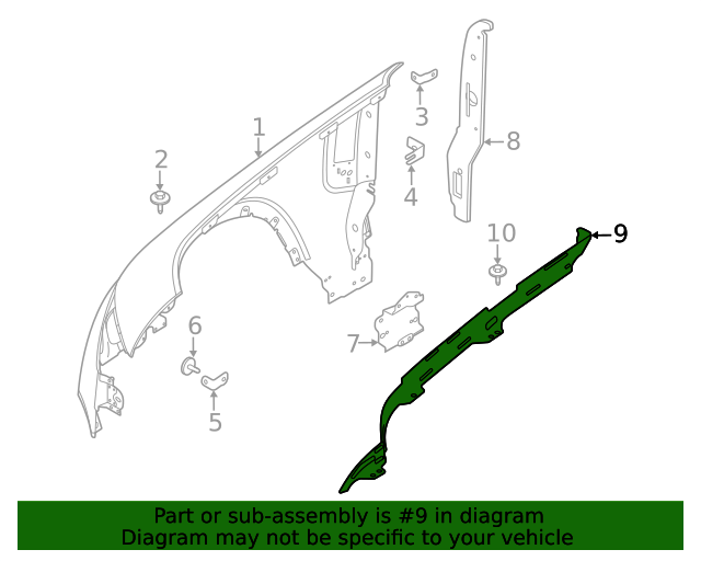 2020 Land Rover Mount Bracket LR131596 | LandRoverParamusParts