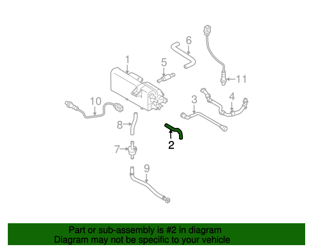 31038-2F510 - Hose 2004-2009 Kia | Kia.Parts Store
