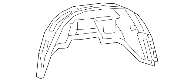 2019 Ram 1500 Quarter Panel Splash Shield 68365745AA | TascaParts.com