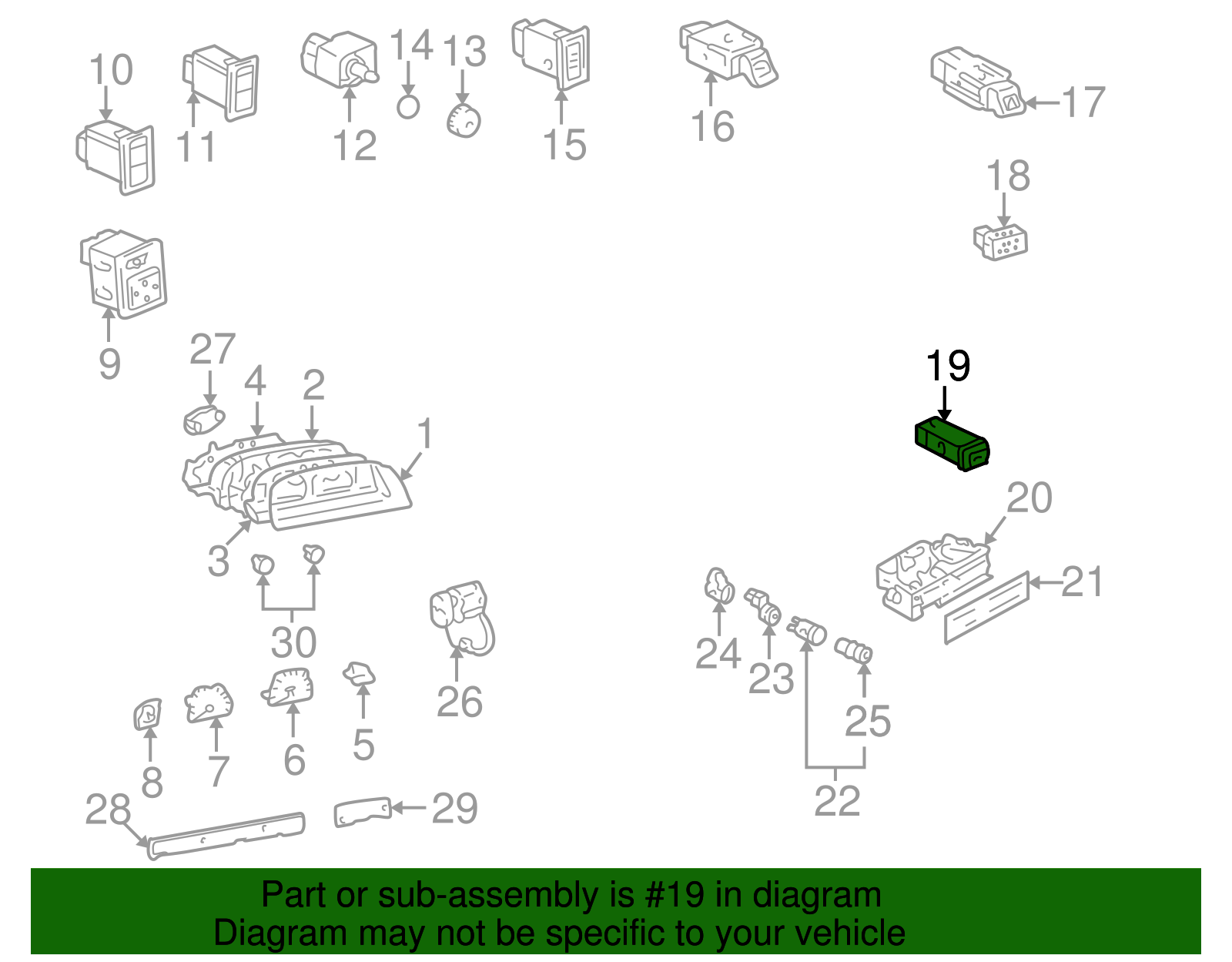 1995-1998 Toyota Switch, Cooler 84660-35010 | Toyota Parts Center