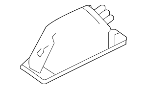 2014-2017 Infiniti Q50 License Lamp 26510-8990A | Infiniti of Orland Park